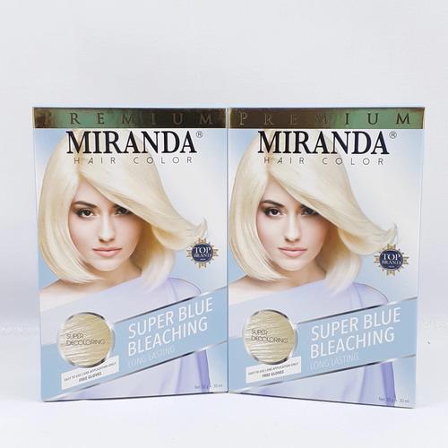 Jual MIRANDA HAIR COLOR SUPER BLUE BLEACHING PASTEL - Kota Bandung ...