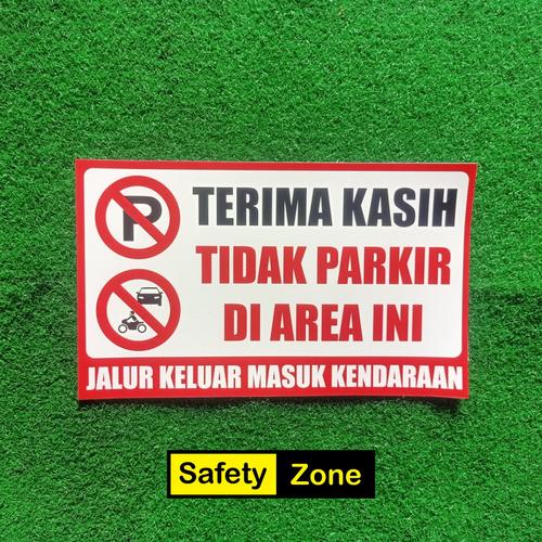 Jual Stiker Area Parkir 15 x 20,20x30,30x40 ( bisa custom ) - 15x20cm ...