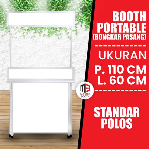 Jual [ P 110 x L 60 POLOS ] Booth Portable | Meja lipat | Gerobak ...