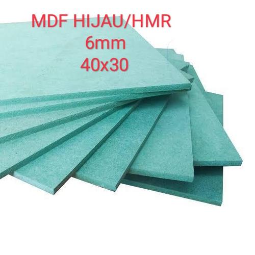Promo papan MDF hijau/ HMR 6mm (40x30)cm, papan HMR, plywood MDF HMR ...