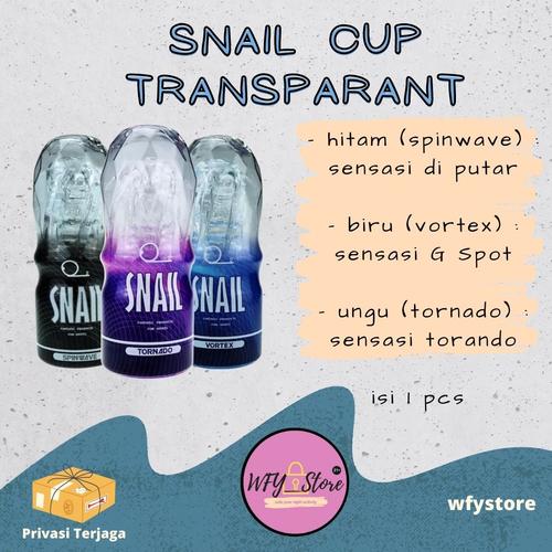 Jual Snail Cup Transparant - Alat Bantu Mansturbasi Pria dengan 3 ...