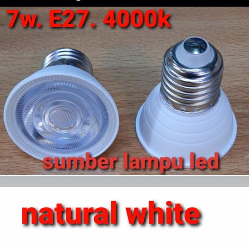 Jual lampu spotlight led 7watt 7w 7 watt E27 e27 model mr16 fitting ...