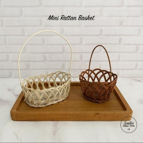 Jual mini rantang parcel bambu / keranjang rotan hampers / props foto ...