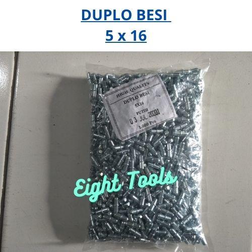 Jual Pen ambalan kayu duplo besi 16 mm x 5 mm isi 100 pcs - Kota ...