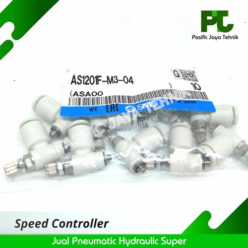 Jual Speed Controller SMC AS1201F-M3-04S Hose 4mm Drat M3 - Jakarta Barat - Pasific Jaya Tehnik ...