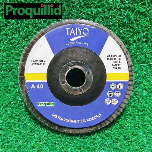 Jual MATA GERINDA TAIYO AMPLAS SUSUN FLAP DISC 4 INCH GRIT A40 A 40 ...