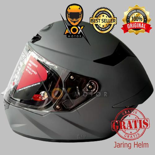 Jual Helm KYT TT COURSE (3kg) Plain Matt Gorilla Grey Fullface - Kota ...