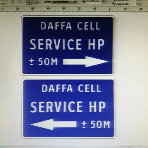 Jual Rambu Pesanan Daffa Cell - Kota Tangerang - Surya Jaya Rambu ...