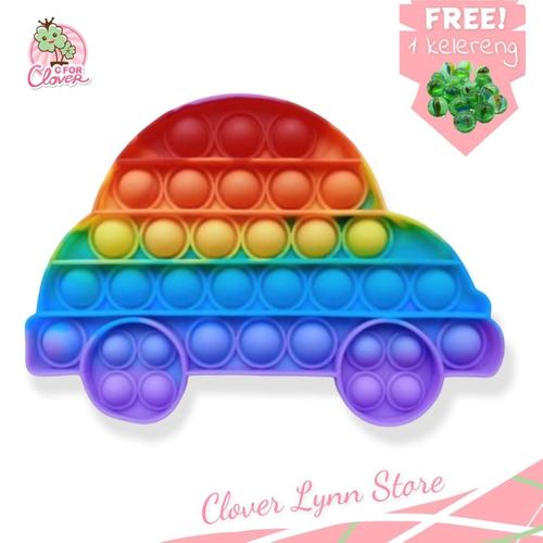 Jual POP IT RAINBOW CAR / popit tiktok viral murah - Car - Jakarta ...