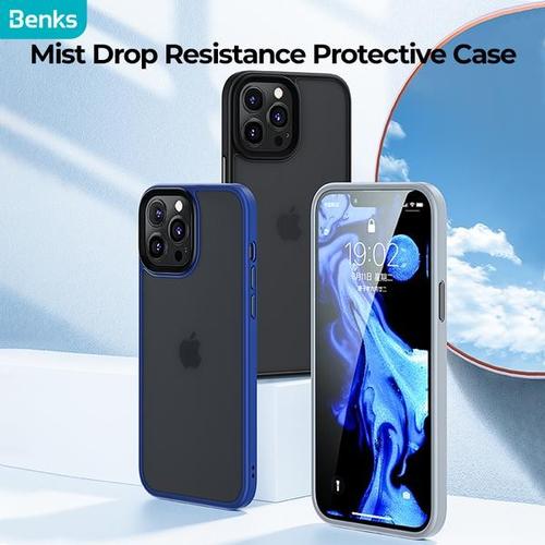 Jual Benks Hybrid PC TPU Protective Case for iPhone 13 Series - Biru ...