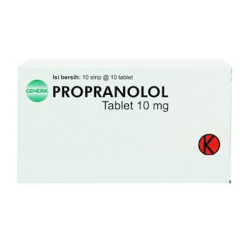 Jual PROPRANOLOL 10 MG 1 STRIP ISI 10 TABLET / HIPERTENSI / JANTUNG ...