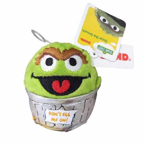 Jual Boneka Rare Sesame Street Egg Friends Oscar the Grouch Bean Bag ...
