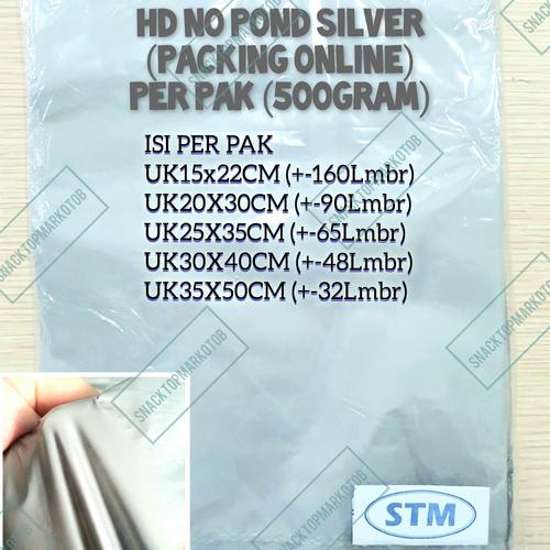 Jual Plastik Packing Online Silver MURAH Tidak Transparant 500Gram Per ...
