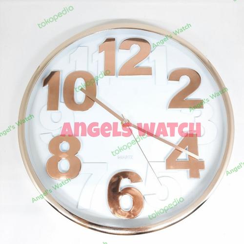 Jual Jam Dinding Minimalist Rose Gold - rose pink - Jakarta Barat ...