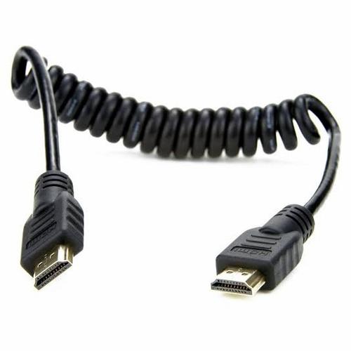 Jual Kabel HDMI Pendek Model Spring Melar Monitor Laptop TV Gold Plated ...