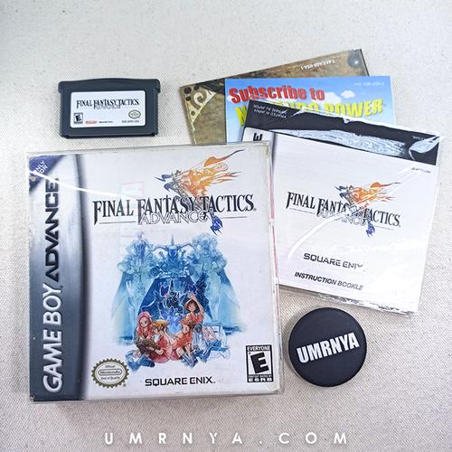 Jual Original Final Fantasy Tactics Advance Nintendo Gameboy GBA SP ...