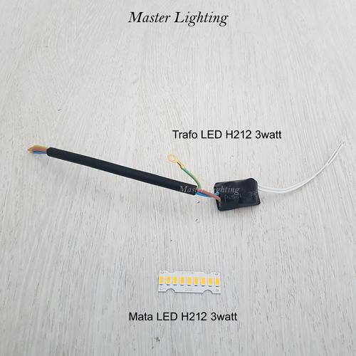 Jual Trafo led dan mata led 3-5watt untuk lampu tangga led H202 H212 ...