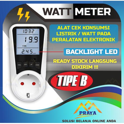 Jual WATT METER ALAT TES KWH METER DIGITAL UKUR ARUS LISTRIK DAYA POWER ...