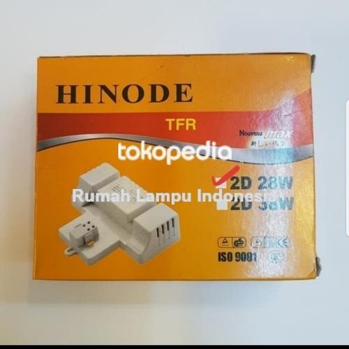 Jual ballast lampu kupu-kupu 2D 28watt / balas lampu kupu" hinode 28Wat ...