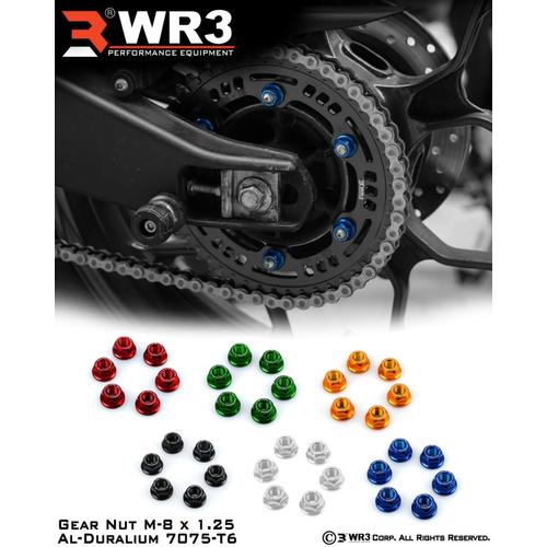 Jual MUR GEAR WR3 ninja 150 RR XSR155 MT15 R15 V3 GSx 150 m8 nut ...