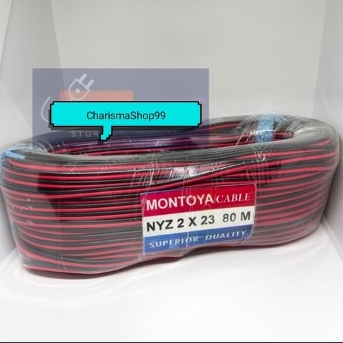 Jual Kabel 2x23 double serabut NYZ 80METER - merah hitam - Jakarta ...