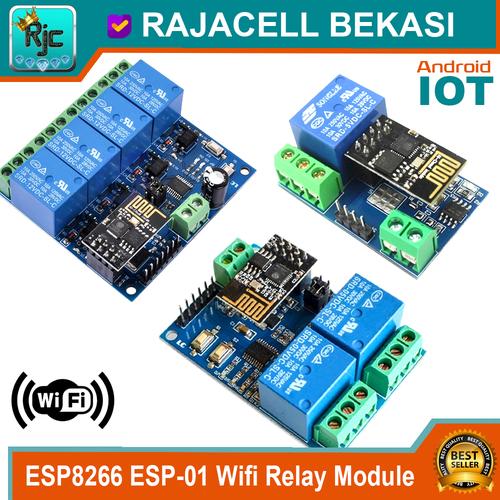 Jual ESP8266 ESP01 Wifi Relay IOT Smart Home Remote Control Switch via Wifi - 2 Channel - Kota ...