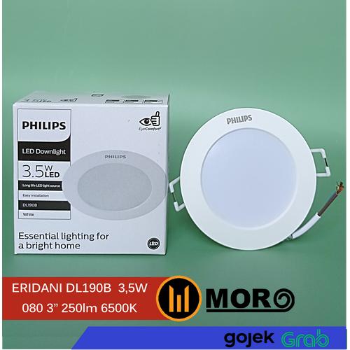 Jual LAMPU LED DOWNLIGHT PHILIPS ERIDANI DL190B 3.5W 080 3inch 3,5W 3.5WATT - Kuning 3000K WW ...