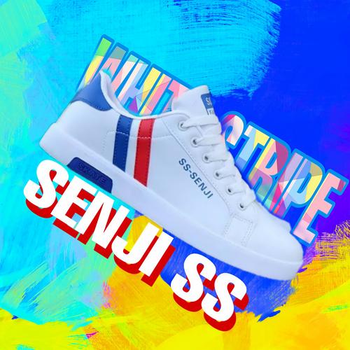 Jual sepatu sneakers ss senji | sepatu pria | sepatu santai - Putih, 39 ...