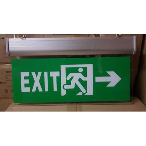 Jual Lampu Exit Sign darurat 2 Sisi Lampu Led Exit Acrylic Lampu Exit ...