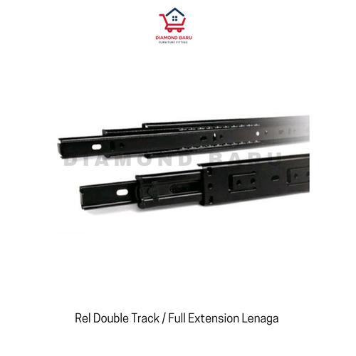 Jual Rel Double Track / Rel Full Extension Lenaga - 35-25cm - Kota ...