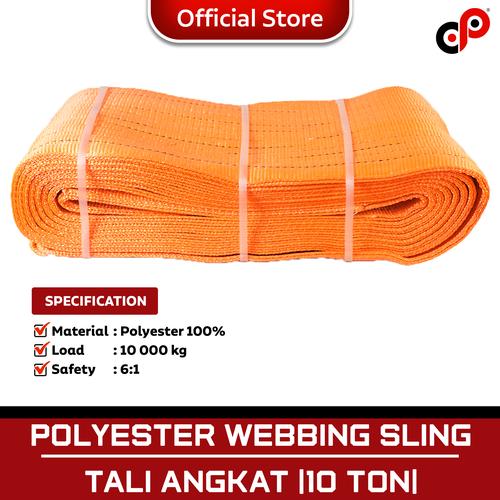 Jual POLYESTER WEBBING SLING |TALI ANGKAT | 10 Ton | 6m & 8m| - 8 meter ...