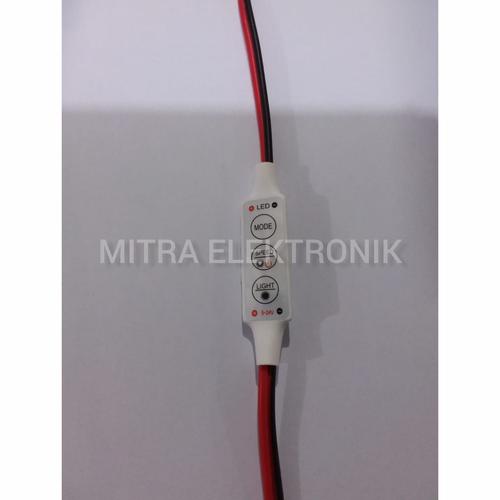 Jual Led Controller Modul Dimmer 12Volt/ 12V/ Modul lampu LED 2 kabel ...