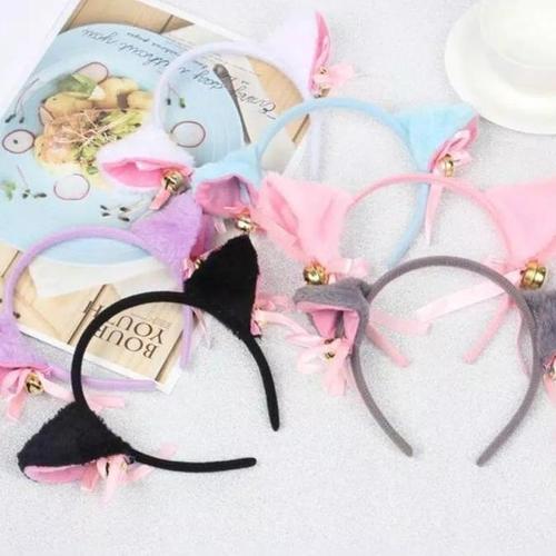 Jual Bando kuping kucing nekomimi neko mimi cat ear bandana headband ...