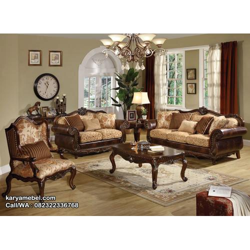 Jual Set Kursi Sofa Meja Tamu Ukiran Mewah - Kab. Jepara - Karya Mebel ...