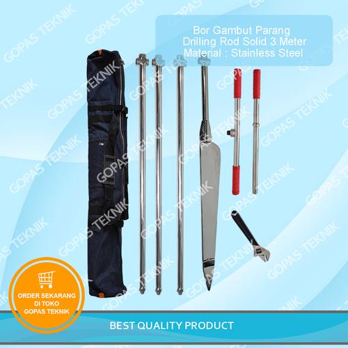 Jual Bor Gambut Parang 3 Meter, Alat Bor Sampling Tanah Gambut - Kota ...