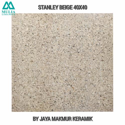 Jual Keramik Kasar Untuk Garasi Atau Teras Stanley Beige 40x40 ...