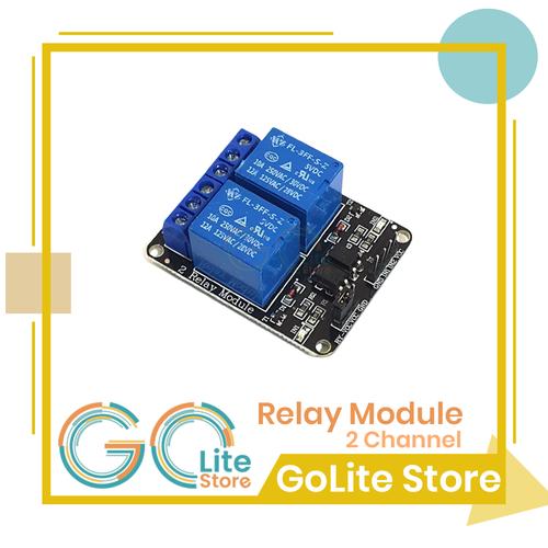Jual Relay Module 2 Channel For Arduino & Raspberry 5VDC - Kota Bandung ...