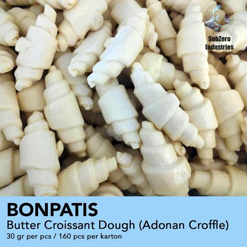 Jual CROFFLE BUTTER DOUGH ADONAN / CROISSANT BON PATIS 1 Dus 160pcs x ...