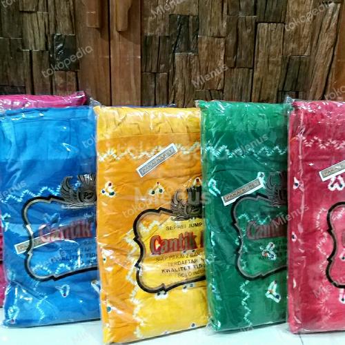Jual Sprei batik bedsheet jumputan halus kenangan etnik solo Cantik ...