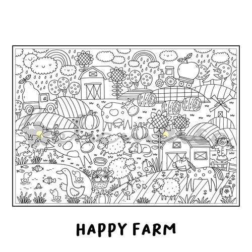 Jual Bebemoise Poster Kertas Mewarnai Besar Giant Coloring Sheet A0 ...