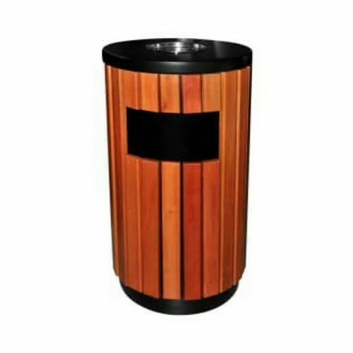 Jual KRISBOW DUSTBIN ROUND ARTIFCIAL WOOD TEMPAT SAMPAH 40XH 75.5CM ...