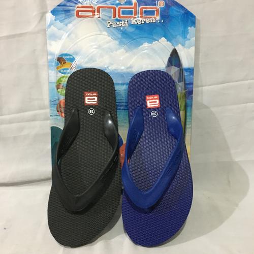 Jual Sandal jepit flip flop ANDO HAWAI - Royal blue, 41 - Kota Bandung ...