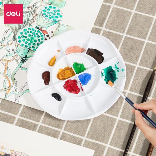 Jual DELI Watercolor Palette alat melukis / Palet Cat Air - Besar ...