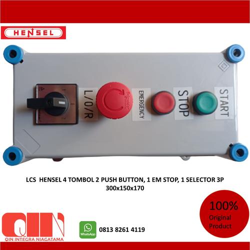 Jual BOX LOCAL CONTROL STATION HENSEL 2 PB 1 EMC STOP 1 SELECTOR ...