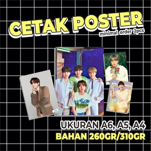 Jual CETAK POSTER A4 / A5 / A6 - Kota Bekasi - kinistuff | Tokopedia
