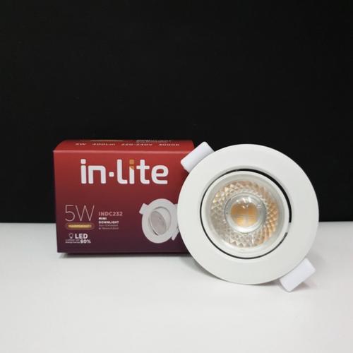 Jual INLITE LAMPU SPOTLIGHT LED DOWNLIGHT LED 5W INDC232 WARM WHITE ...