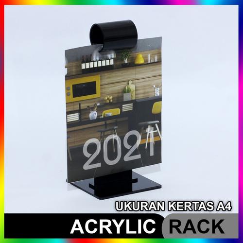 Jual Gantungan Menu Akrilik, Acrylic Menu Stand Resto, Display Menu A4 ...