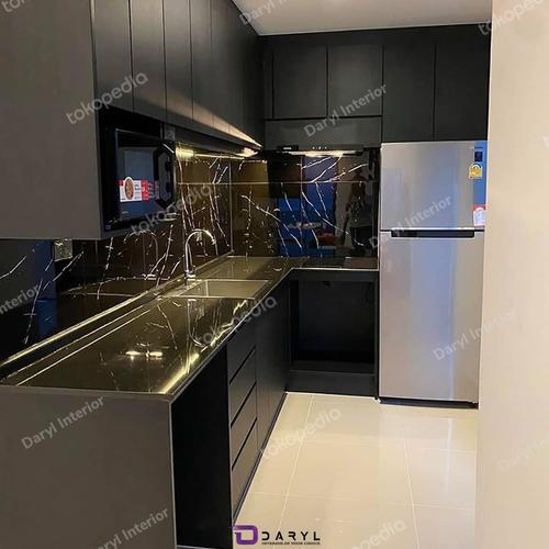 Jual Kitchen Set Hpl Warna Hitam,Kitchenset,kitchenset murah - Kab ...