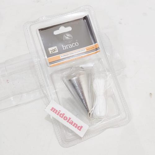 Jual Lot kerucut bandul pemberat benang timbangan lotan plumb bob besi ...