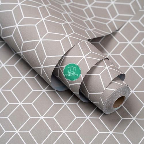 Jual Wallpaper Motif Minimalis ABU | 45cm X 10m - Kab. Tangerang ...